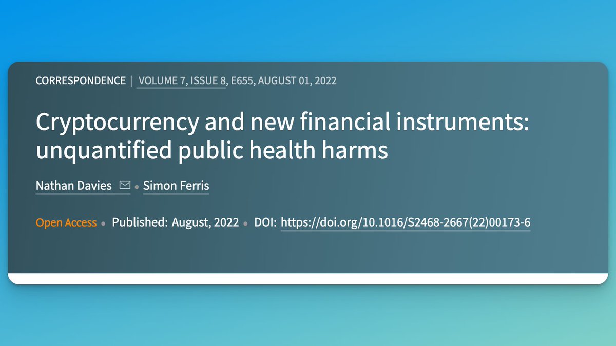 If Crypto has ever affected your Mental Health, read this: - Thread ...
