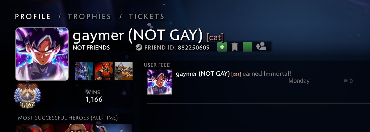 Weird Dota Profiles on Twitter: "Hello, this account will contain a intimate look into how the ...