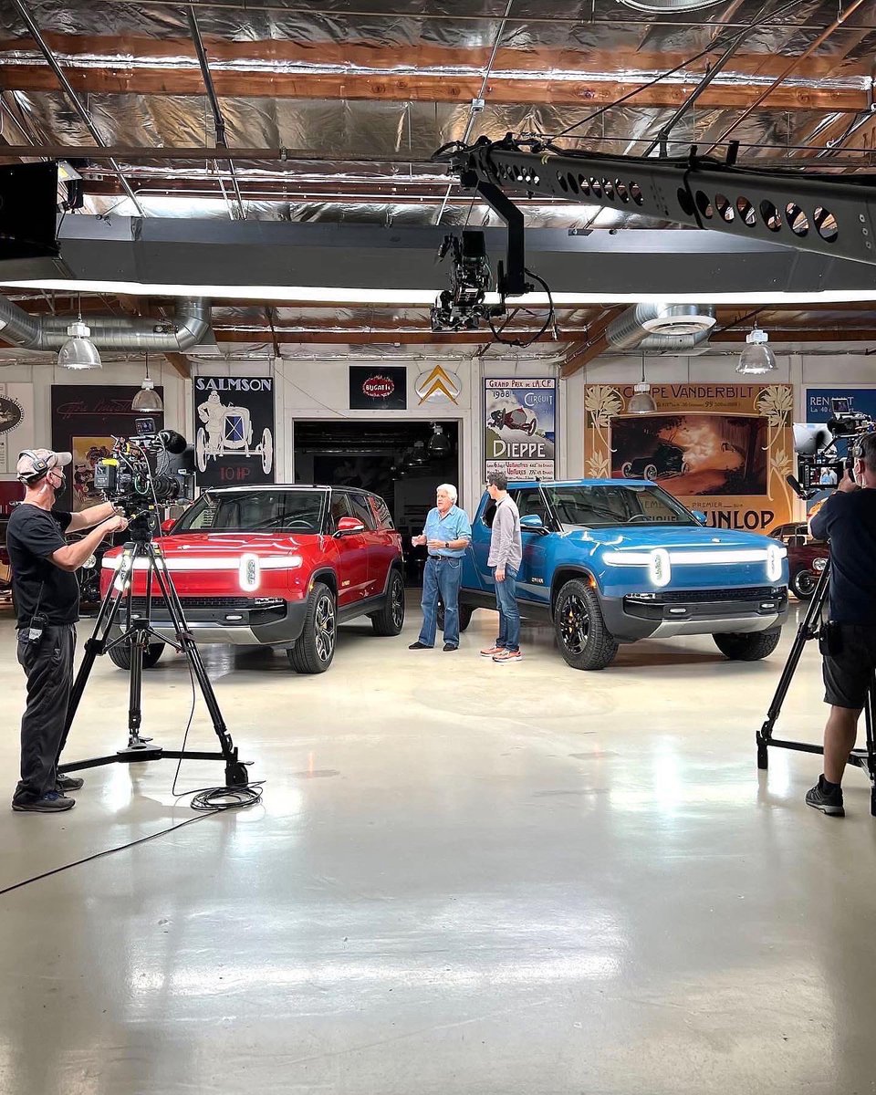RJ Scaringe & Jay Leno : r/Rivian