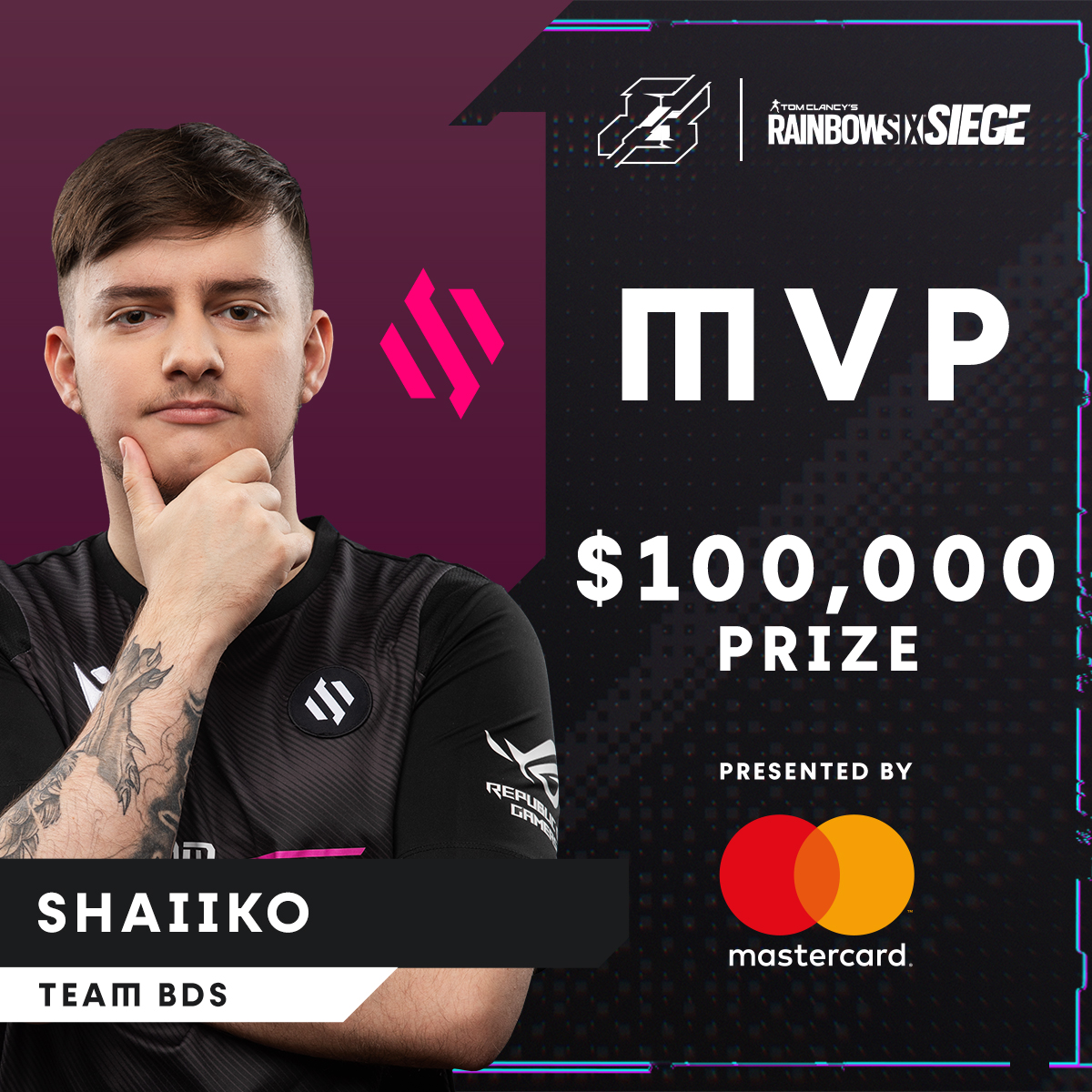 Gamers8 Esports on Twitter: "Give it up for the @MastercardMEA MVP of #Gamers8 ft. Rainbow Six ...