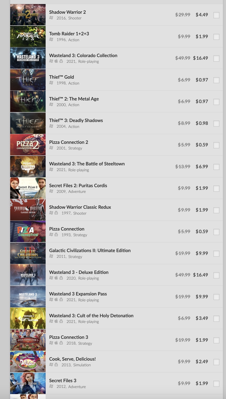 Wario64 on Twitter: "GOG weekly sale: games that are a part of great series https://t.co ...