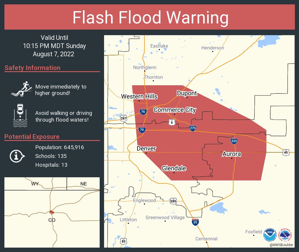 Denver Colorado Flooding 2022 Map