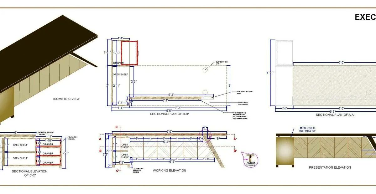 Reception Desk AutoCAD 2d Drawing Plan N Design, 54% OFF