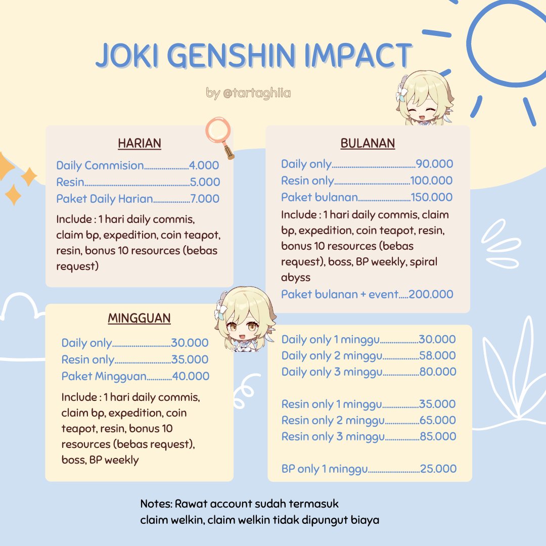 馃摡 Genshin JB馃敻Open MM 24hrs | 6K+ Testi on Twitter: 馃摡 Genshin JB馃敻Open MM 24hrs | 6K+ Testi on Twitter: