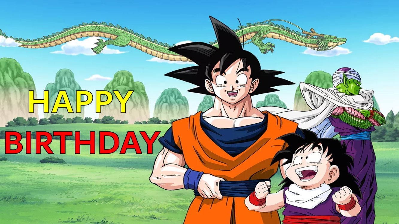 Happy Birthday Dragon Ball Z