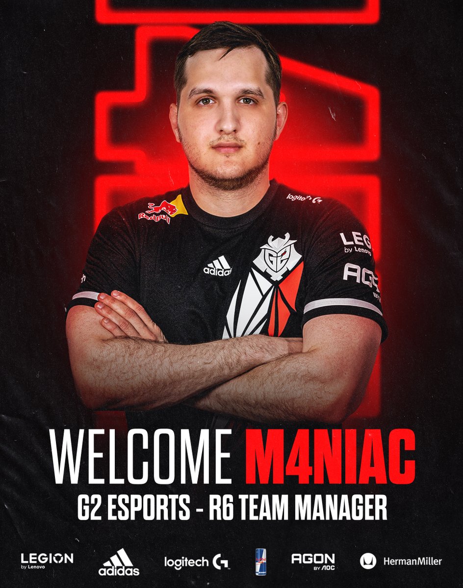 [G2 Esports] Announce m4niac as new Team Manager! : r/R6ProLeague