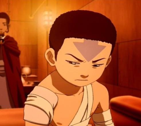 Aang With Hair