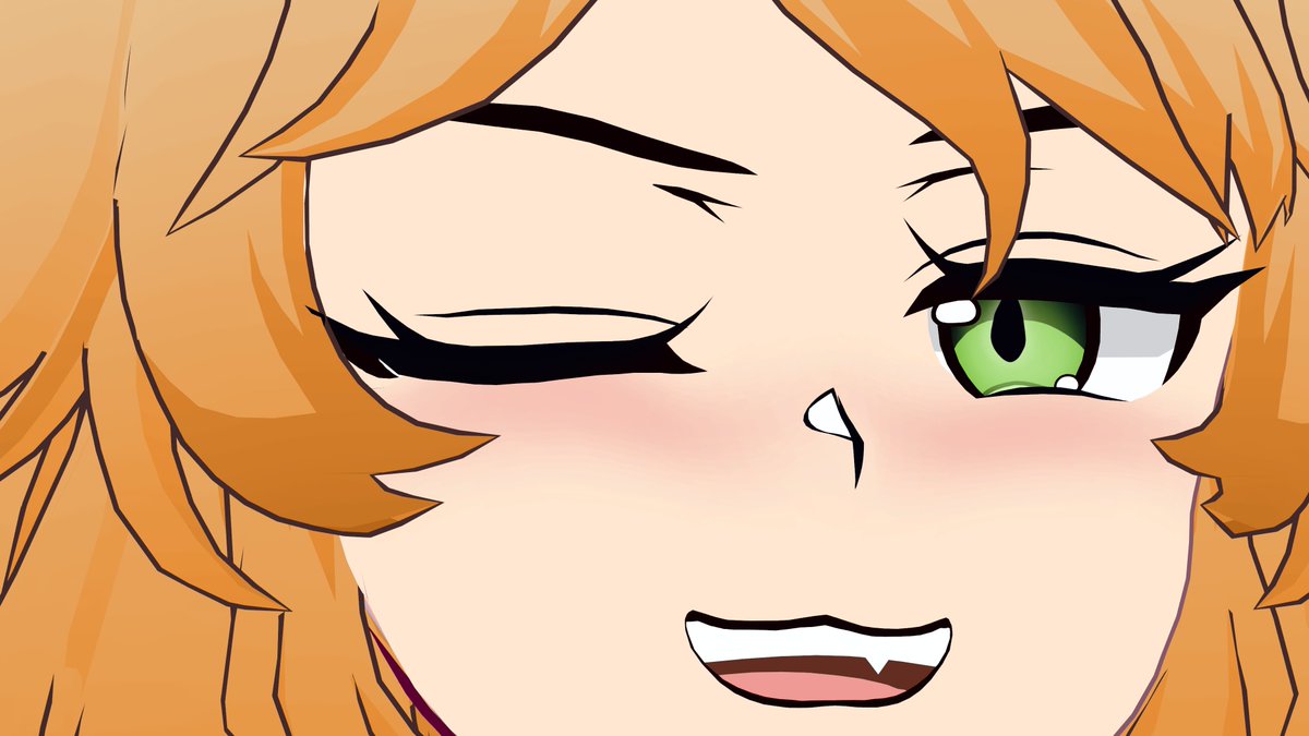 「Howdy! 🐺🧡 https://t.co/wcSlJ75Wl9 」|Lumi 💙 Vtuberのイラスト