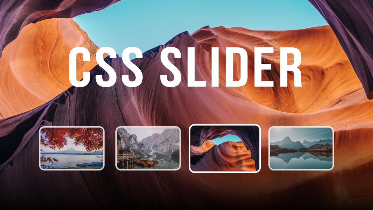 Frontend Web Design On Twitter Css Slider Css Responsive Slider 👇watch This👇 Youtu