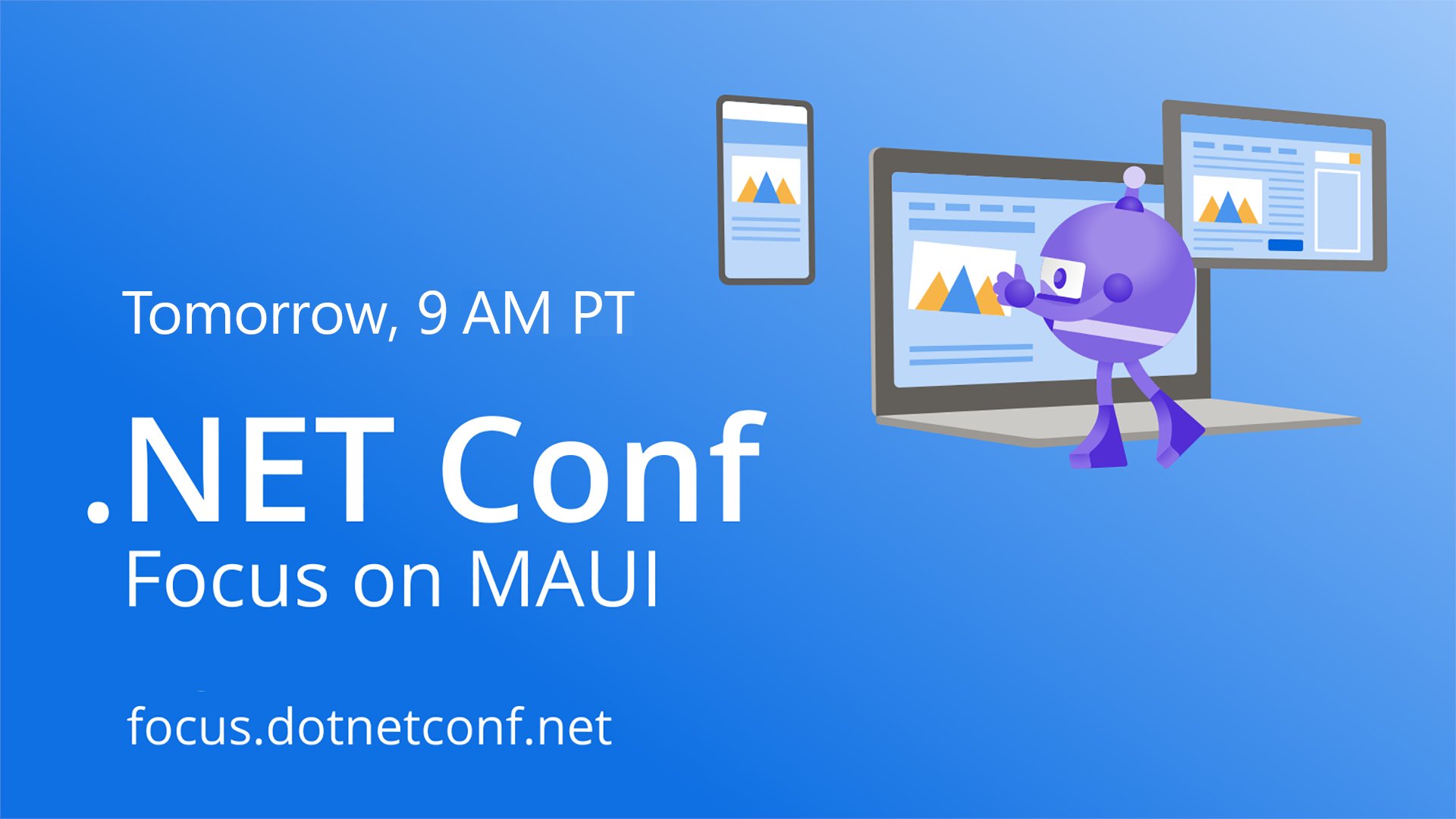 Microsoft Visual Studio on Twitter: "The .NET Conference: Focus on MAUI day is tomorrow! Save ...