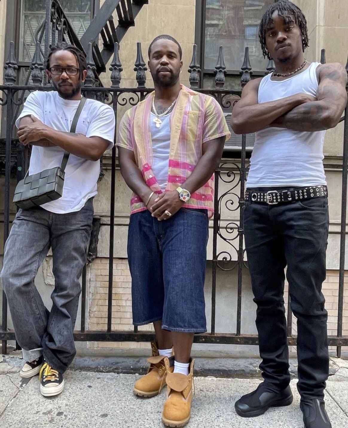 RapTV on Twitter: "Kendrick Lamar with A$AP Ferg & Tanna Leone in ...