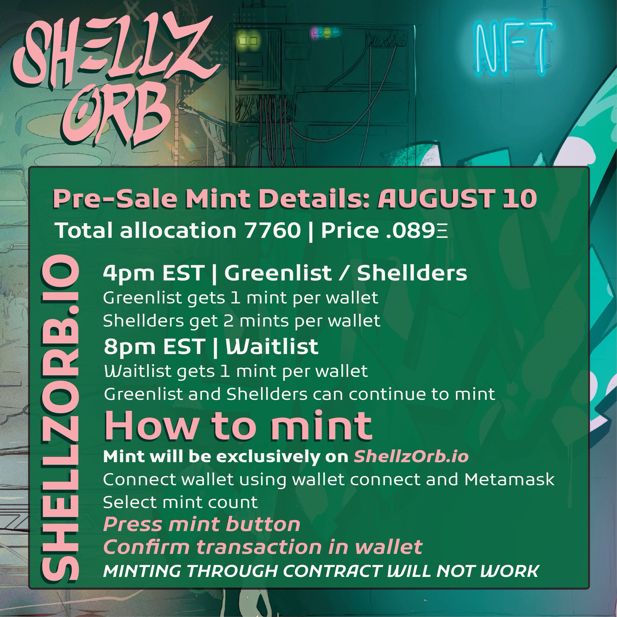 Shellz Orb NFT | Revealing 8/25 9pm EST on Twitter: "See you all on the 10th 💫 https://t.co ...
