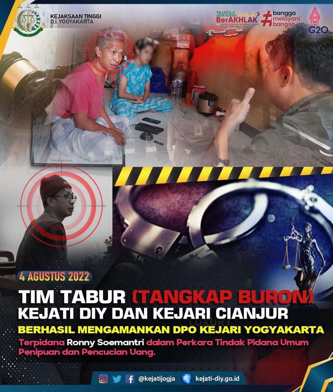 Kejaksaan RI on Twitter: "Kamis 4 Agustus 2022, bertempat di Kec. Ciranjang Kab. Cianjur, Tim ...