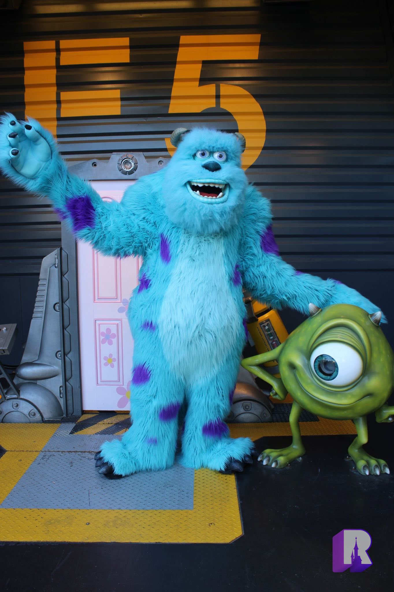 Sulley Monsters Inc Scaring