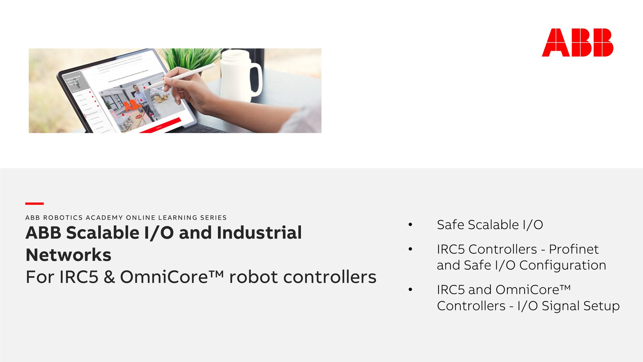 ABB Robotics on Twitter: "#TutorialTuesday Learn how to configure ABB's Scalable I/O and ...