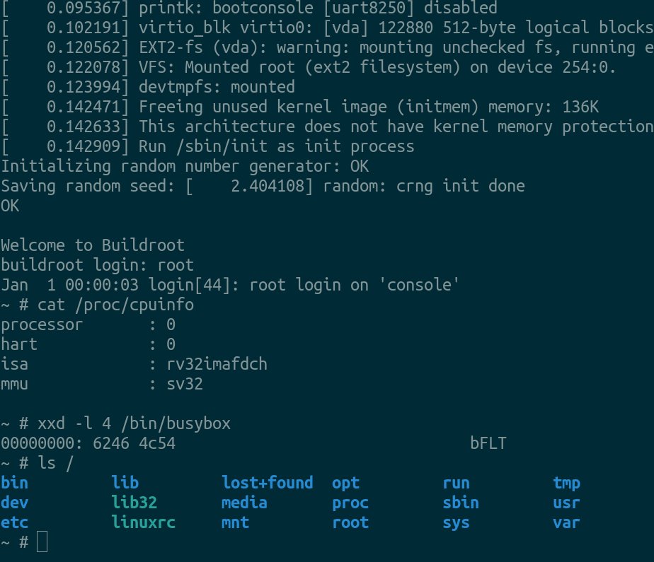 RegYMM on Twitter: "No MMU Linux on 32-bit RISC-V -- it works, and now ready to be used out-of ...