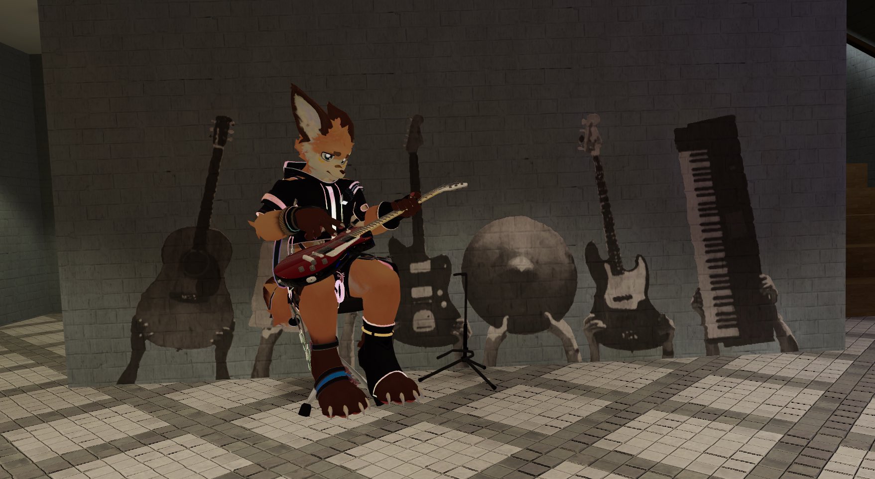 Jayfeath3r on Twitter: "今天在vrchat里玩了vrchat！还喝了夕阳做的咖啡，去了京枫推荐的酒店，感觉我已经成为vrc的形状了uwu https://t.co ...