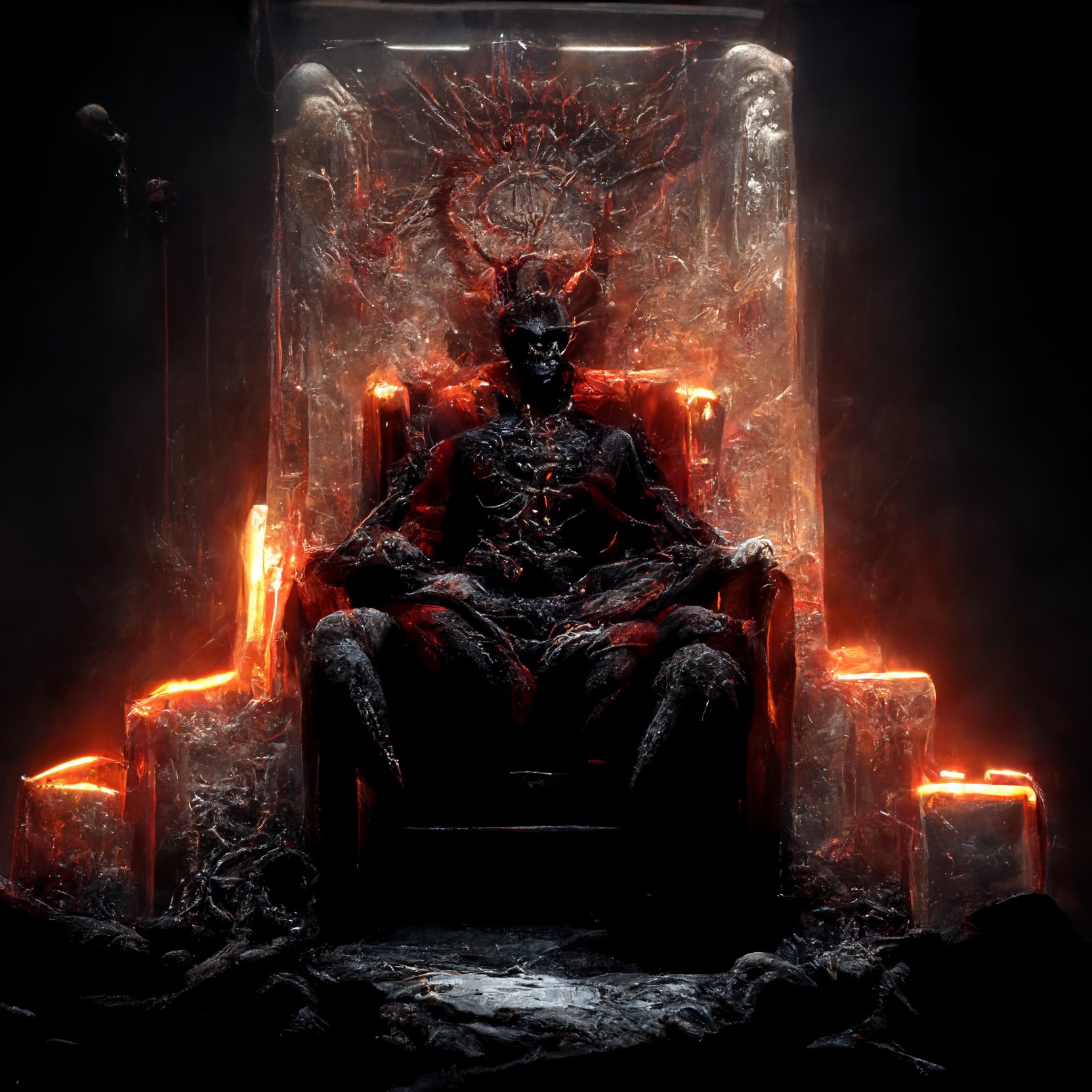 Satan Sitting