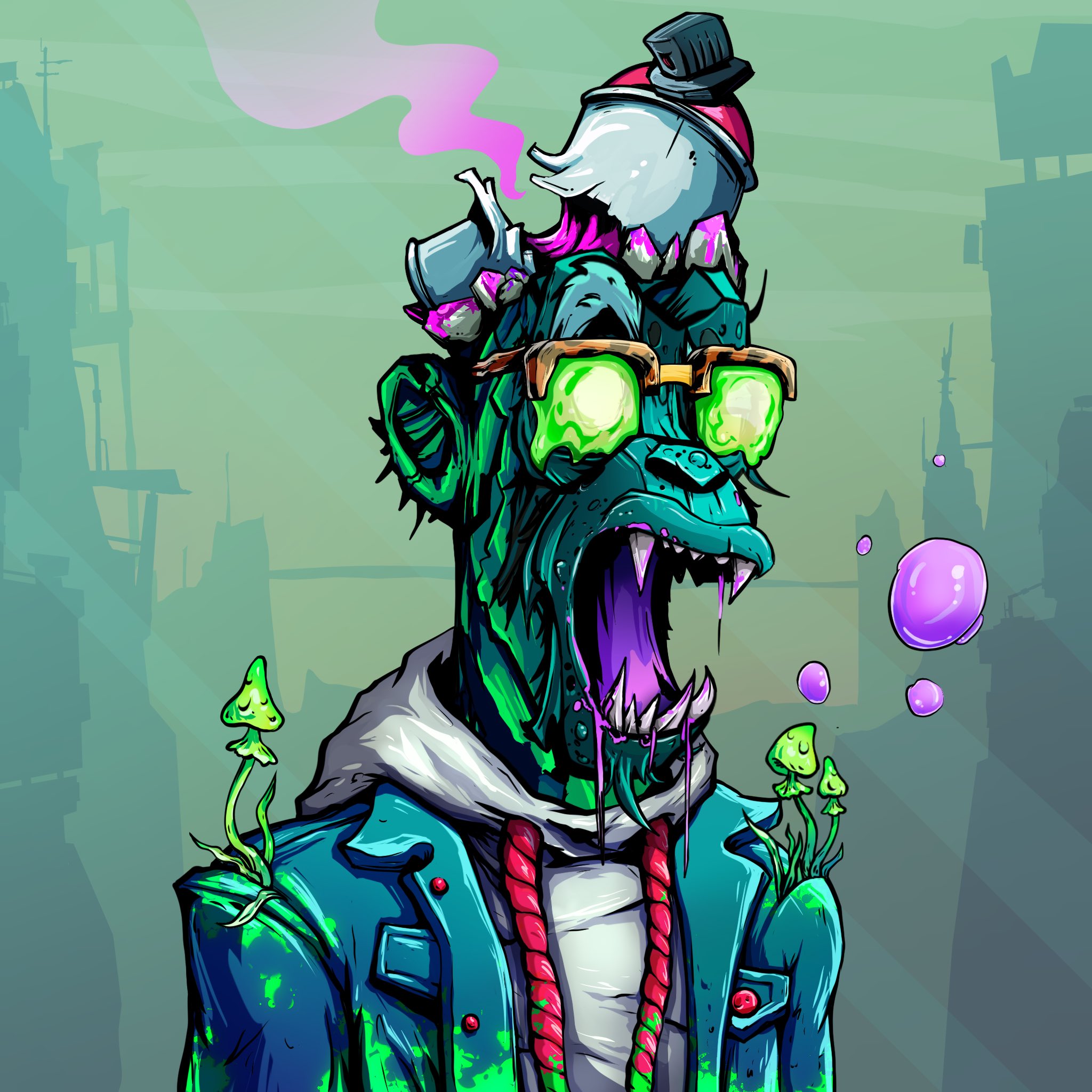 Praise Heliⓨs (33.3%) ⌐ - 🍟🐐 on Twitter: "I got airdropped the debut #NFCTD #JNGL @InfectedMob x ...