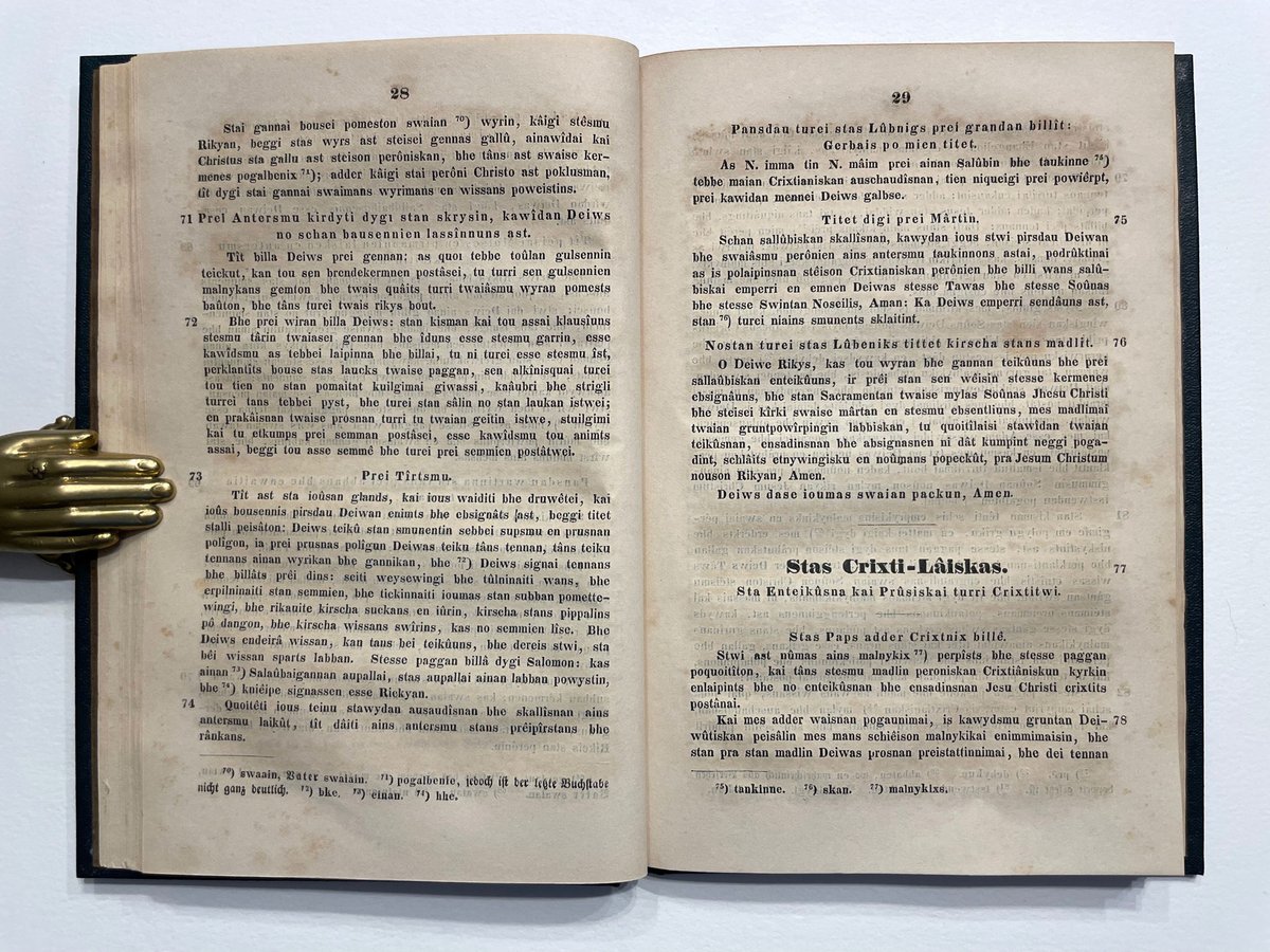 THE OLD PRUSSIAN LANGUAGE Die Sprache der alten Preußen an ihren ...