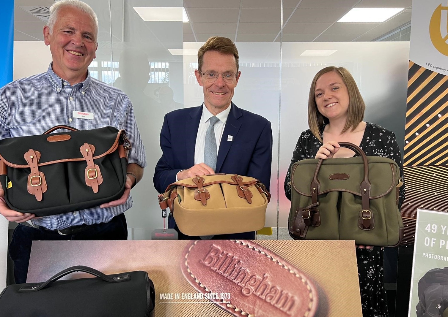 Billingham on Twitter: "Billingham recently attended the 'British Manufacturing Showcase'. Here ...