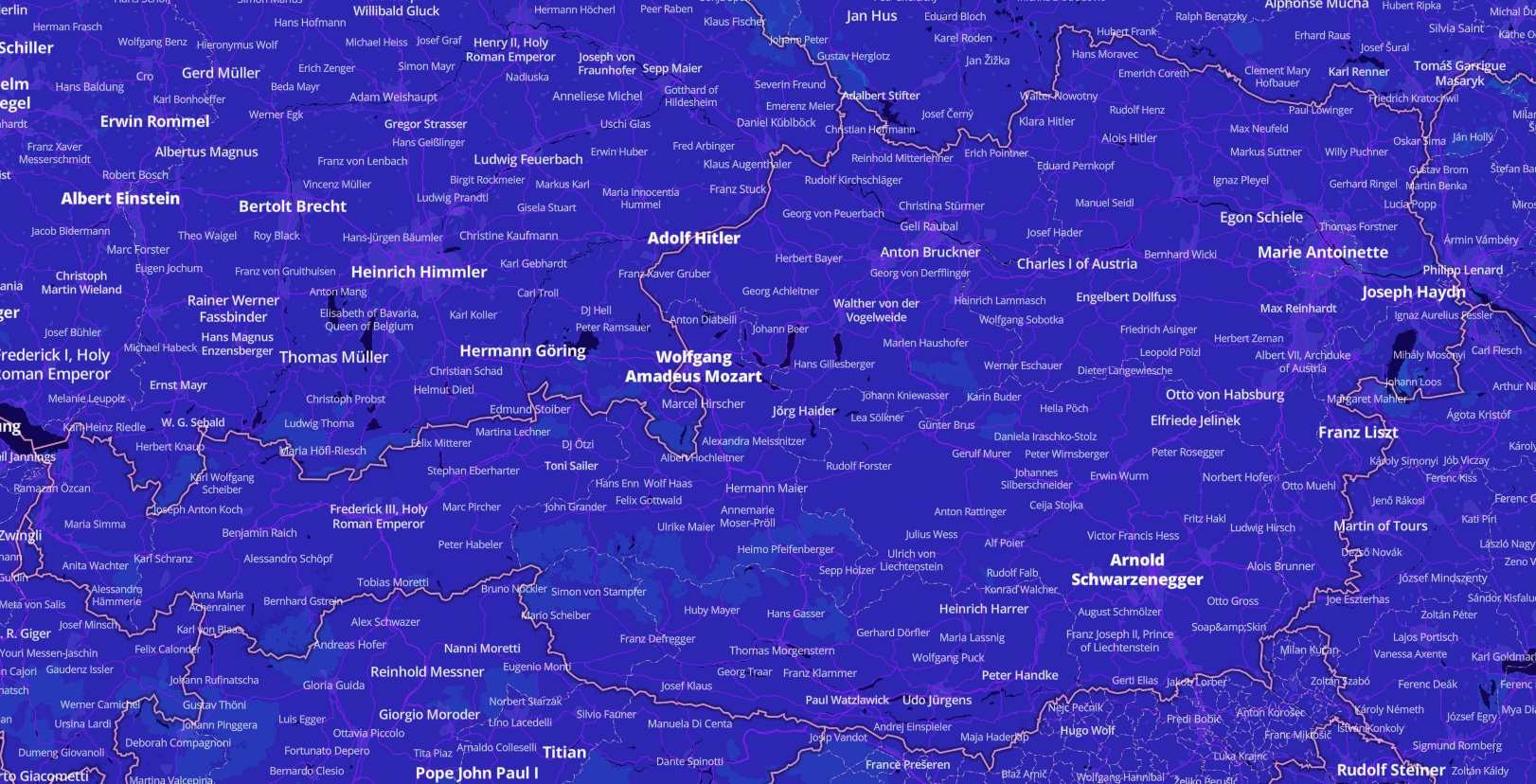 austrianmaps on Twitter: "Most notable people of Austria (© @tjukanov, Mapbox, OpenStreetMap ...