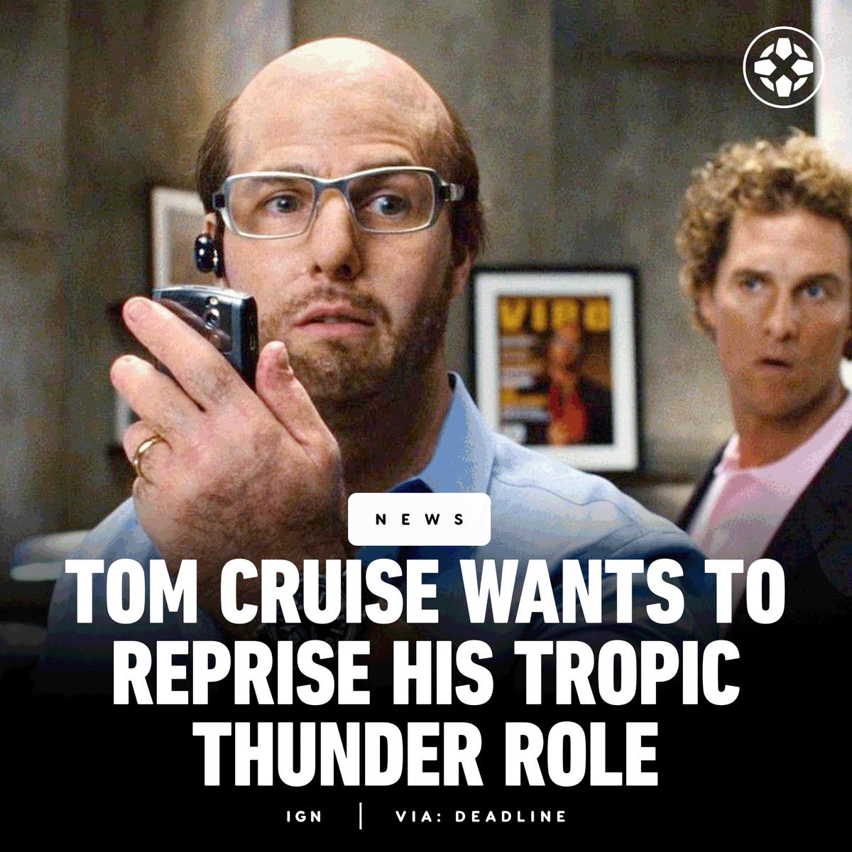 Tropic Thunder Tom Cruise Meme