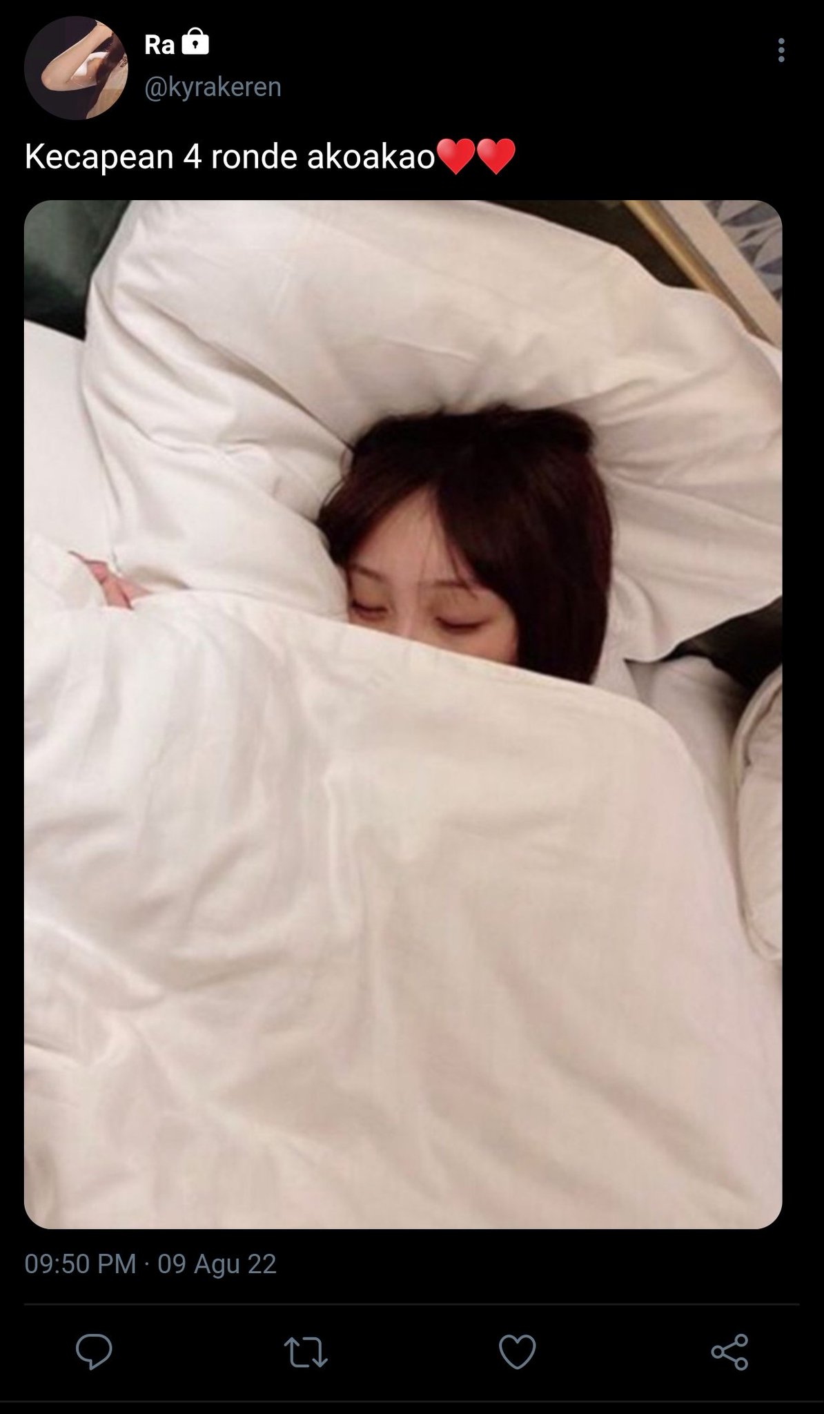 Chan☁️ on Twitter: "[END] Slept https://t.co/UW8RShQzdx" / Twitter