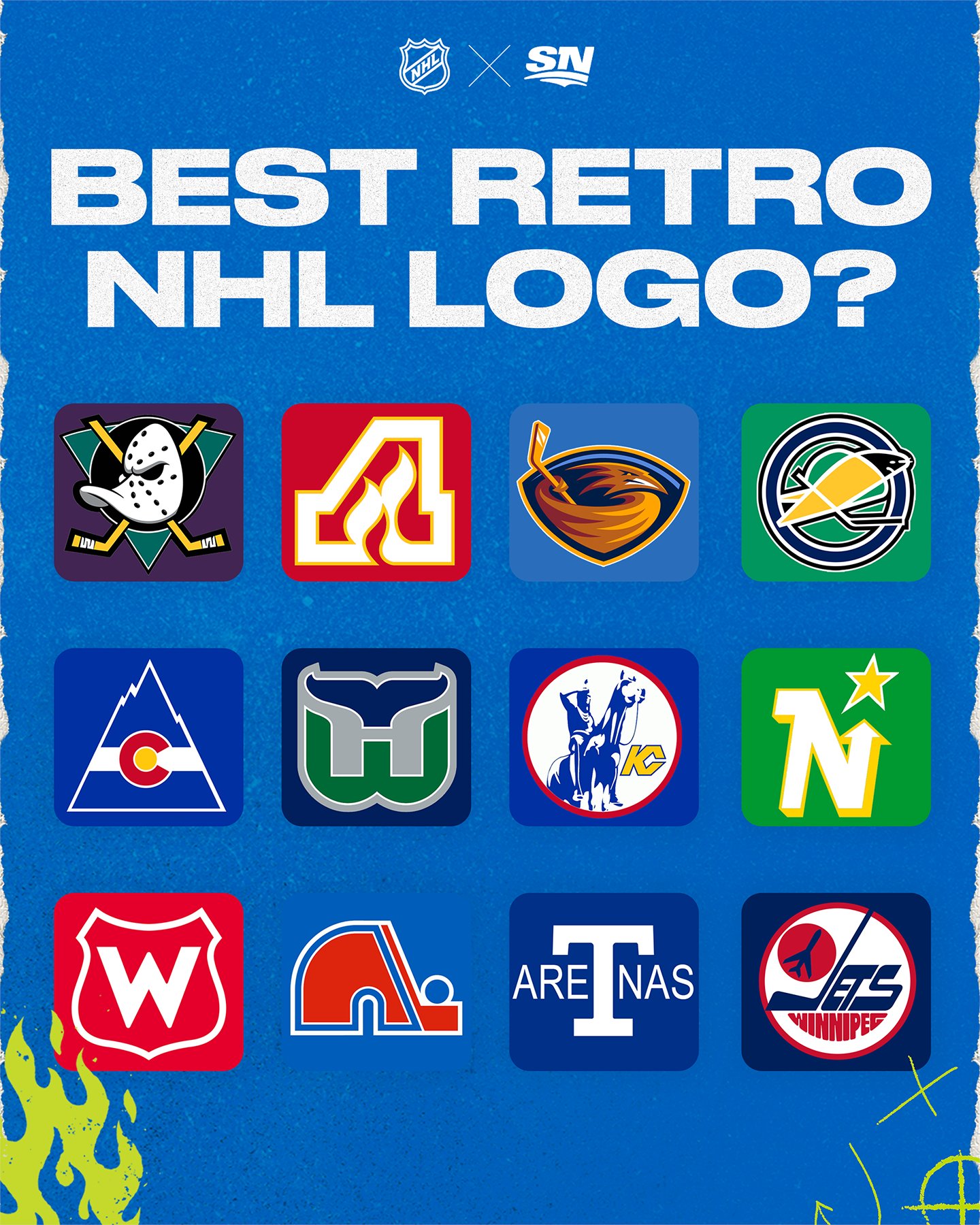 Old School Nhl Logo