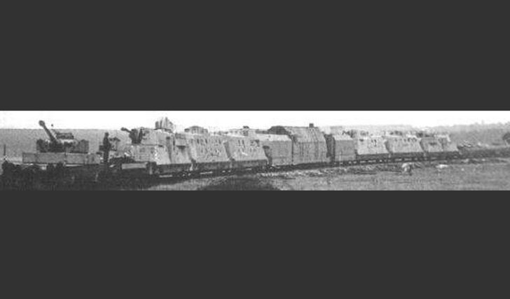 Armored Train In Action