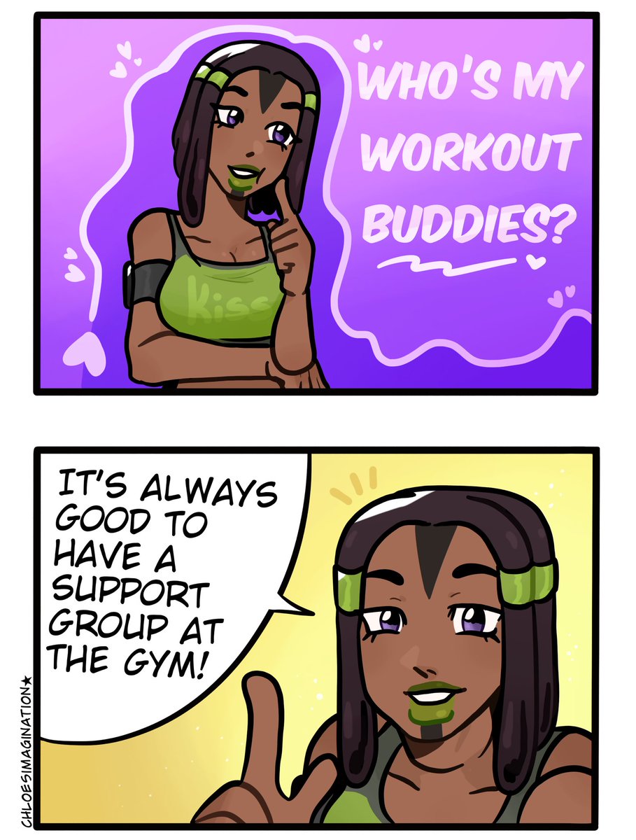「Workout buddies 」ChloesImagination💫の漫画
