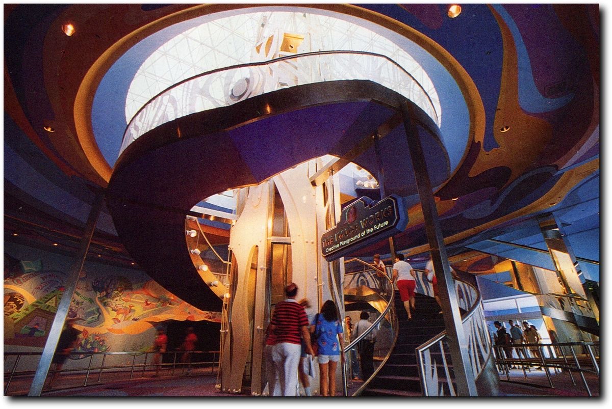 History@Disney on Twitter: "Staircase leading up to the original location of ImageWorks in the ...