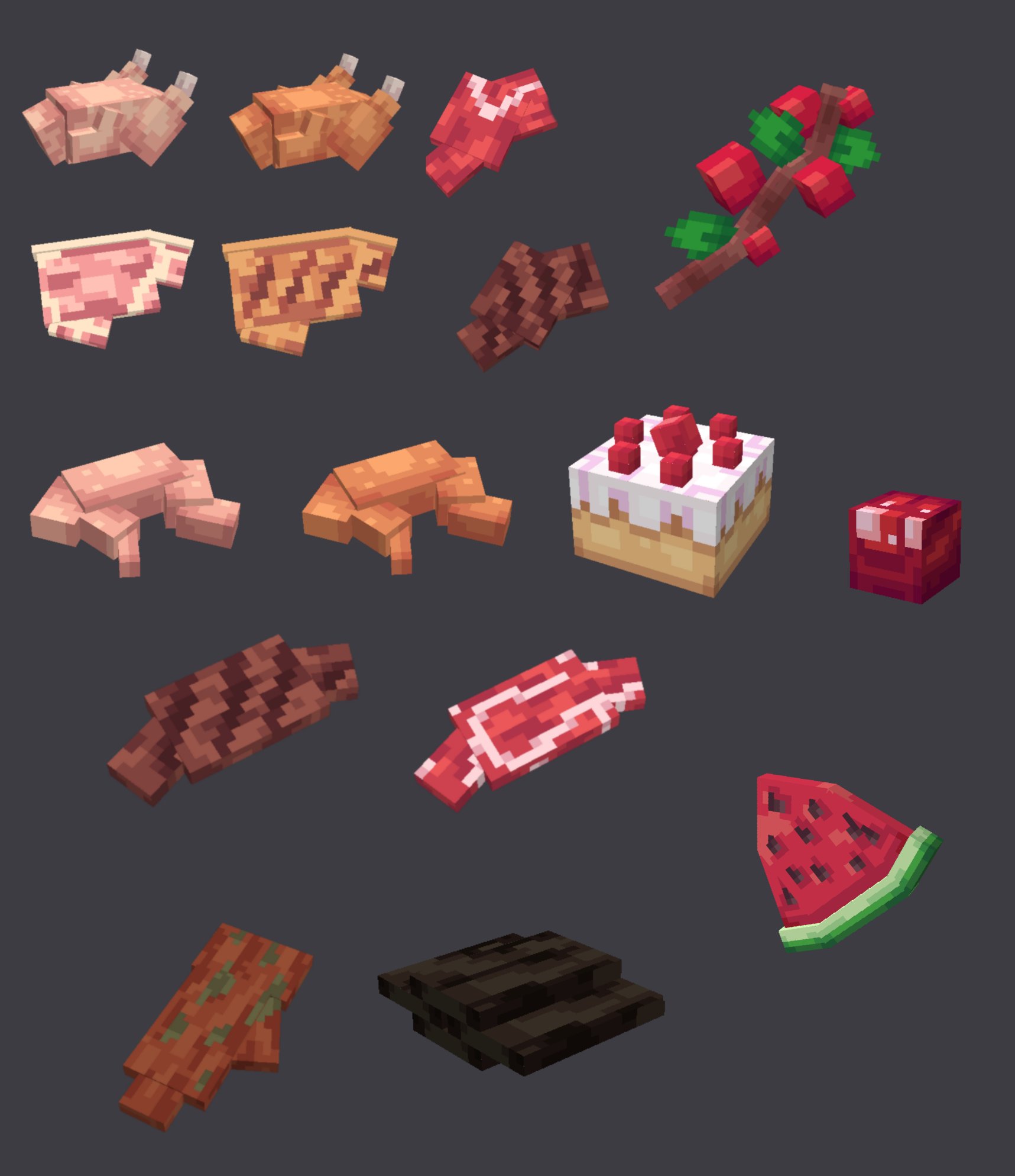 Minecraft All Food