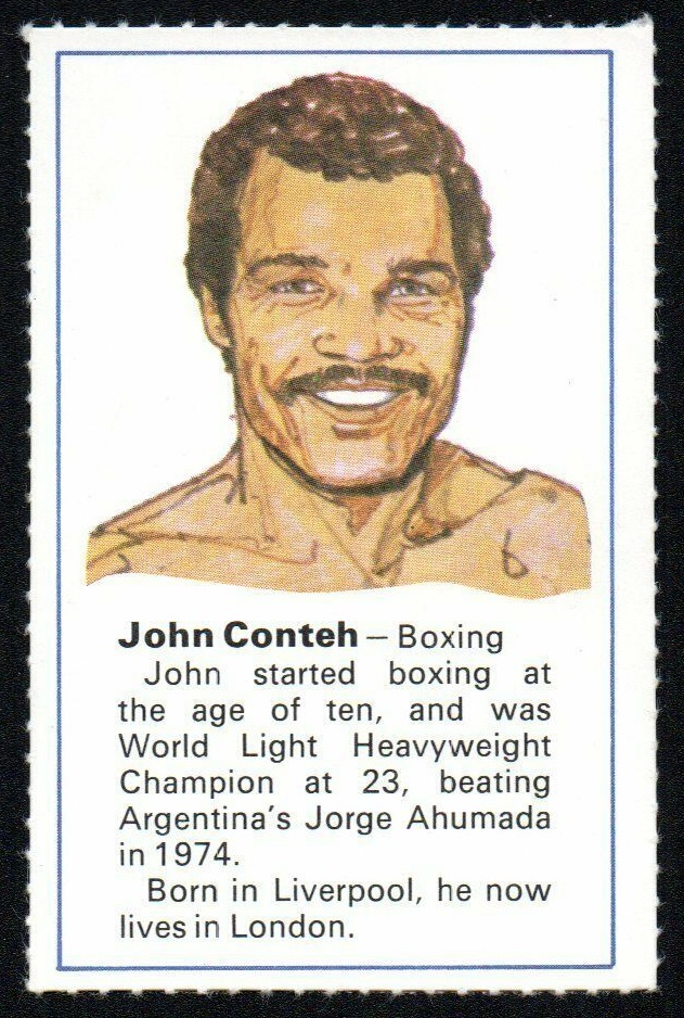Boxing History on Twitter: "Card featuring John Conteh, Liverpool-born 1970s light heavyweight ...
