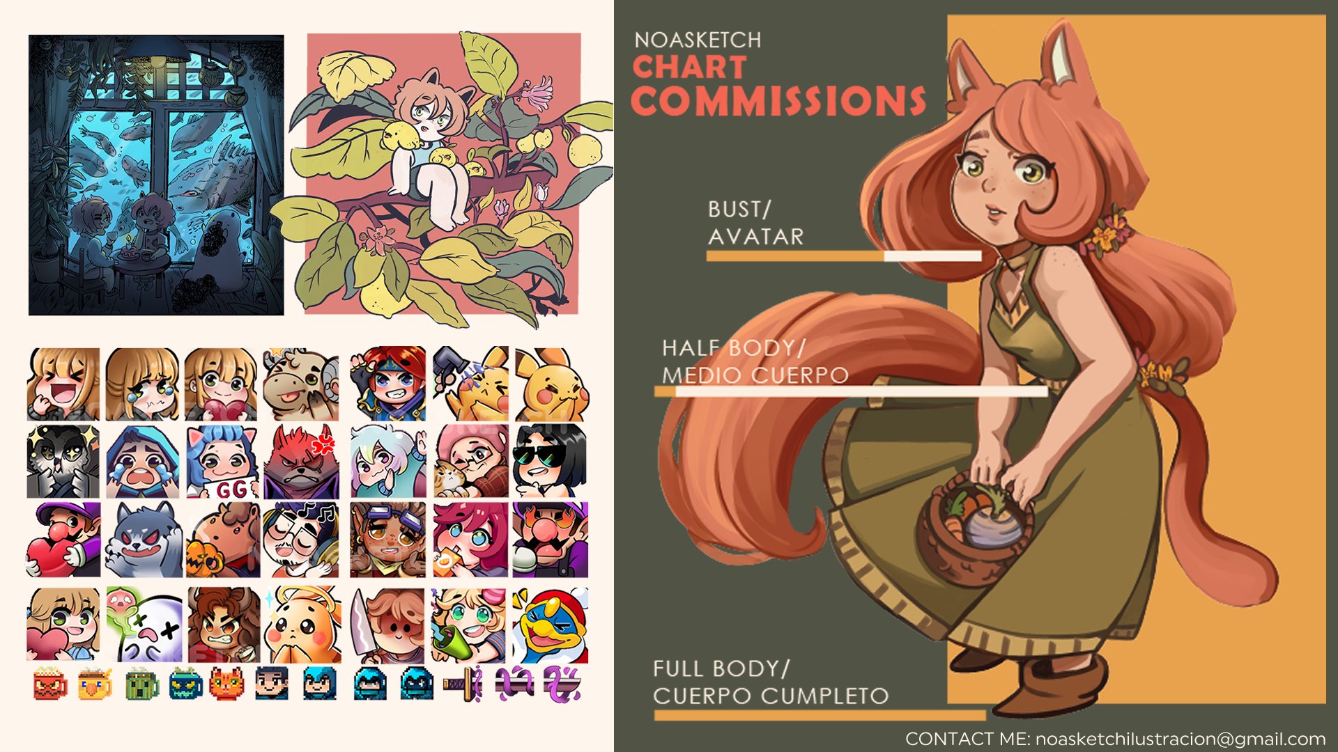 Noasketch |🐱Comissions Open🐱| on Twitter: "💚Commissions OPEN💚 💚Prices and terms of service ...