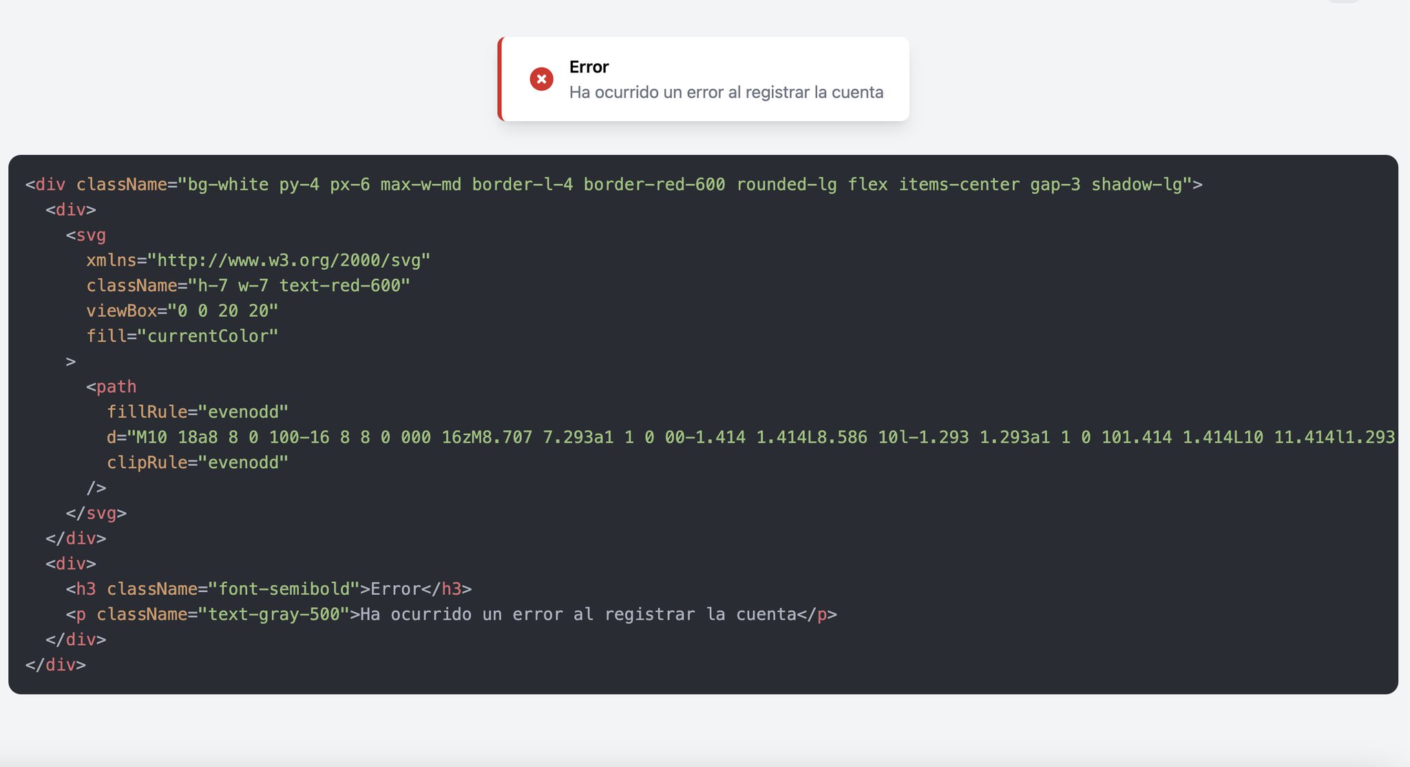 Jotredev On Twitter Componente Alerta En Tailwind Css Frontend Frontenddeveloper Reactjs