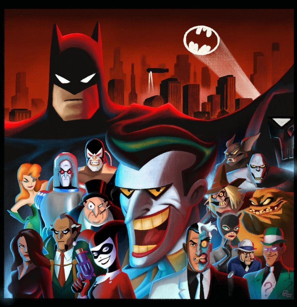 Batman The Animated Series Wallpaper All Characters