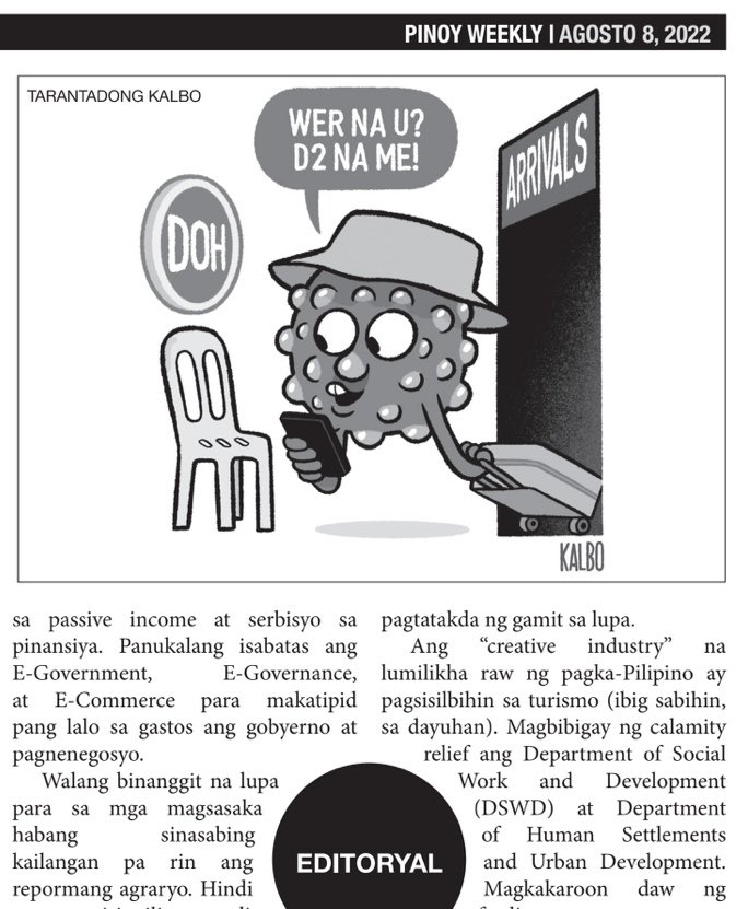 「Happy 20th, Pinoy Weekly! https://t.co/TCSw8ZSObu 」Tarantadong Kalboの漫画