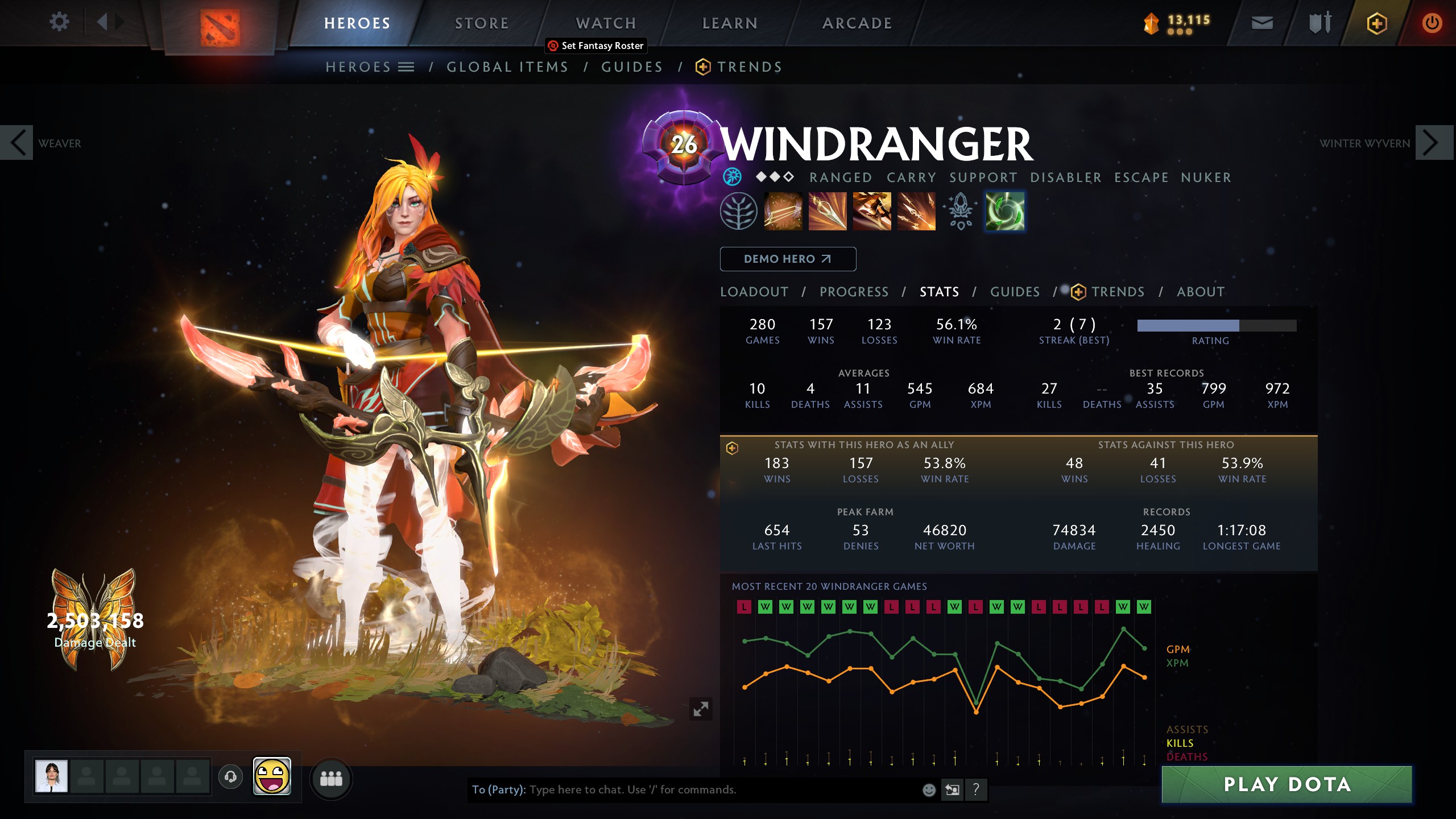 Dota 2 Heroes Windrunner