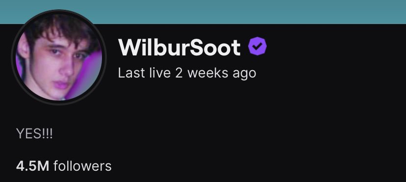 Wilbur Soot Updates π On Twitter Do Yall See This Too Its Been 2