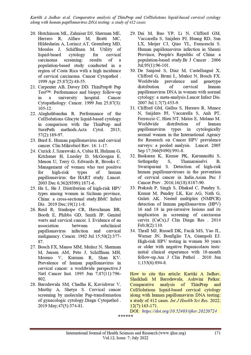 Metropolis Healthcare Ltd on Twitter: "CellSolutions and ThinPrep liquid-based cytology (LBC ...