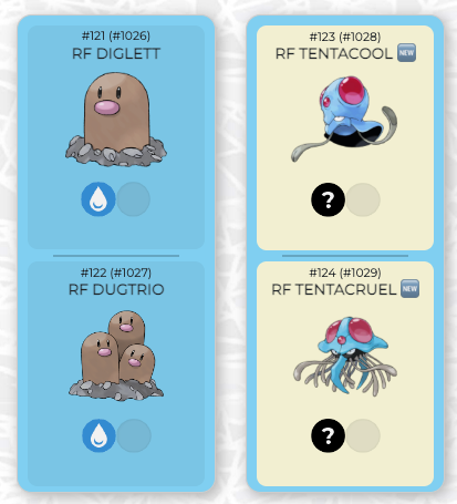 Tentacool Evolution Chart
