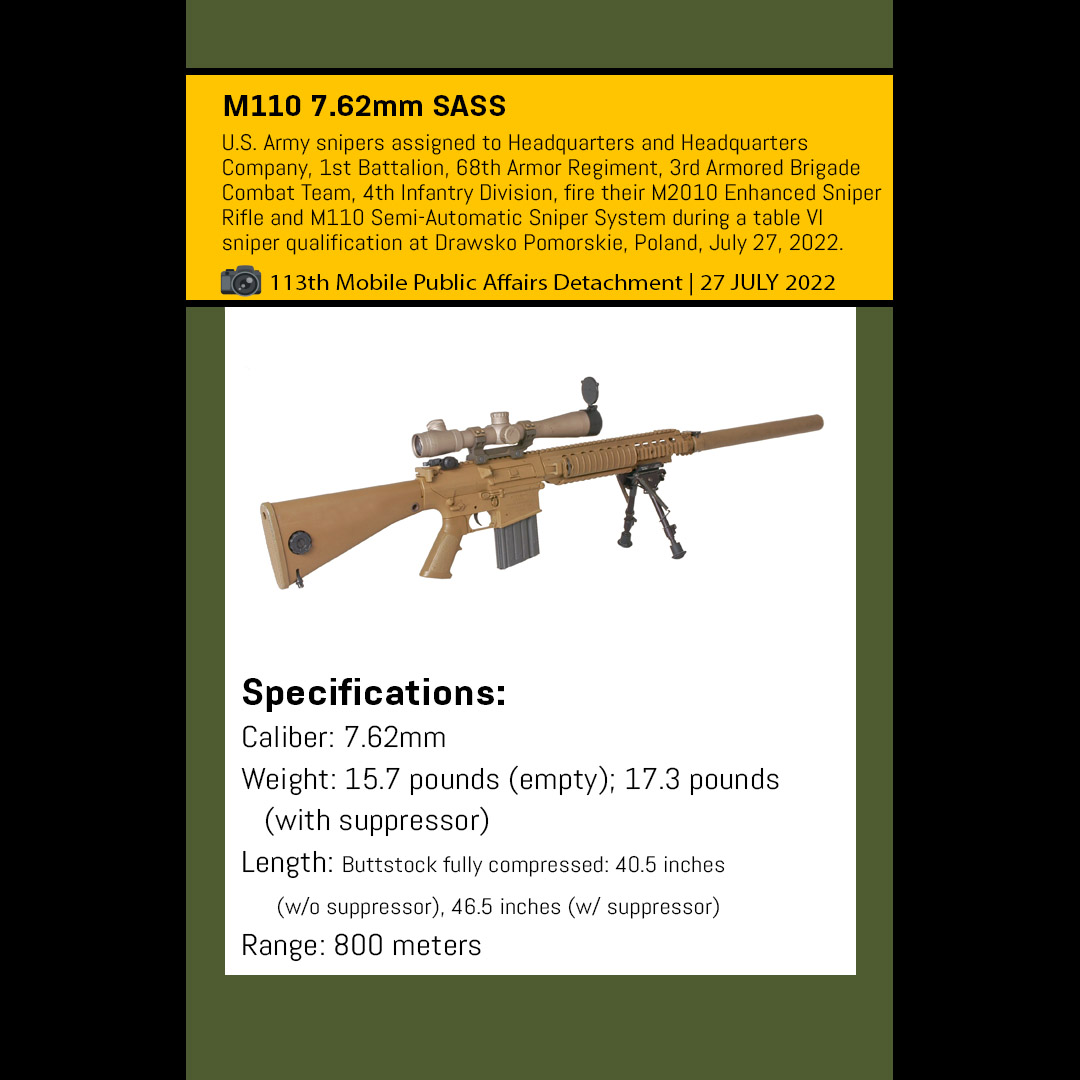 M110 Sniper Rifle Suppressed