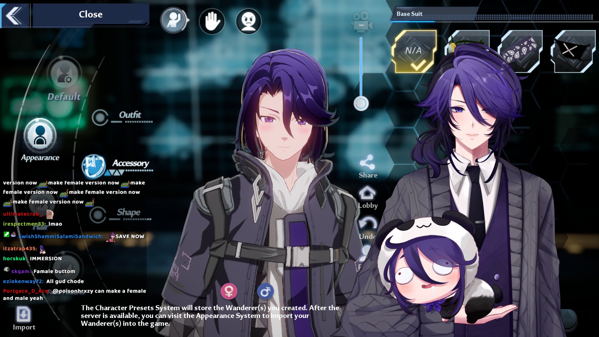 OkCode on Twitter: "A little update, use the link to create your character taday hehe https://t ...