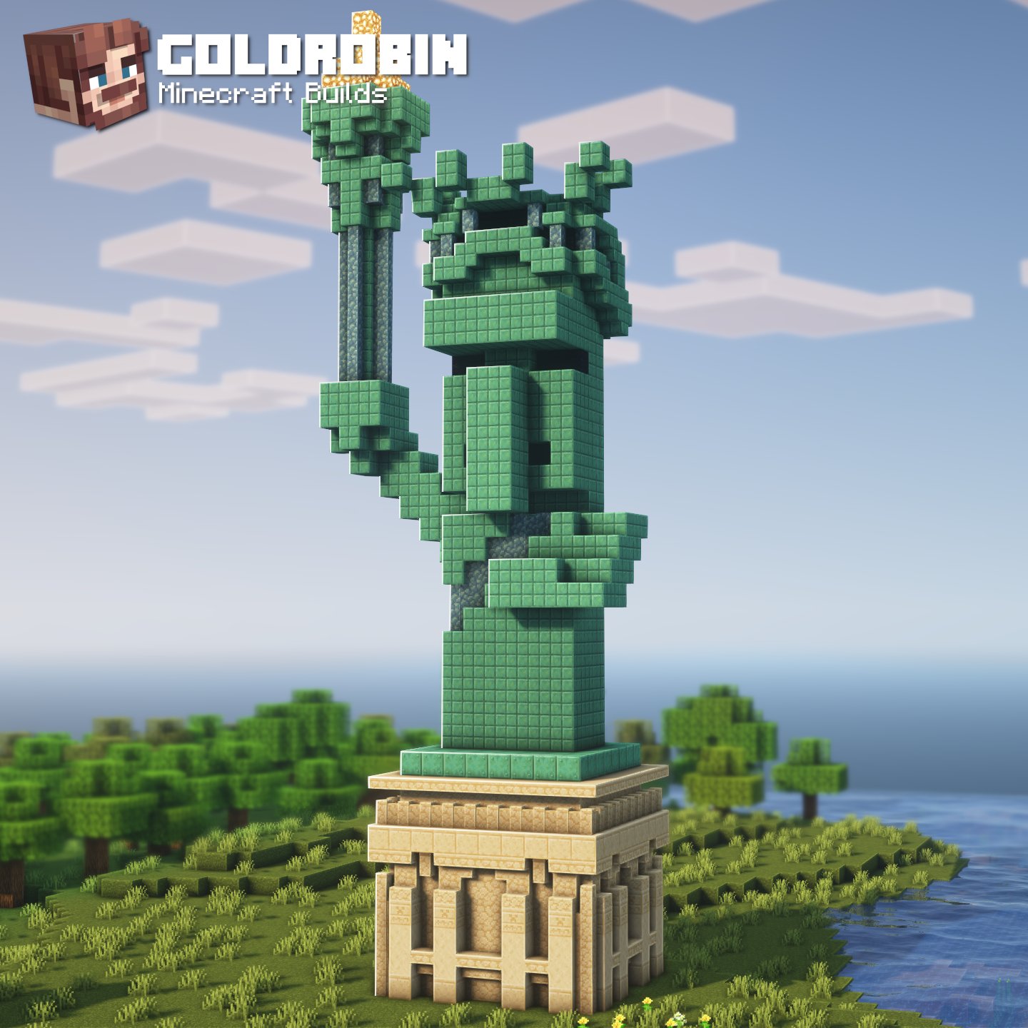 Statue Of Liberty Minecraft Skin