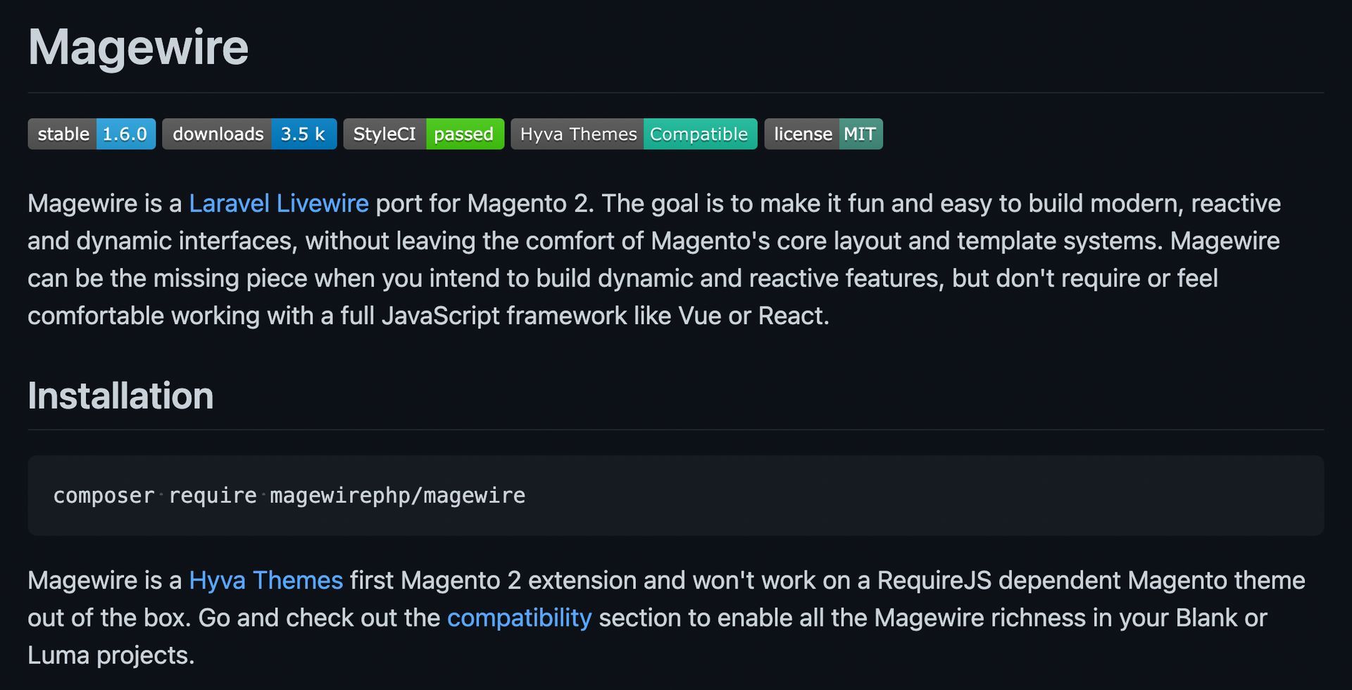 Mark Shust 🇺🇸🇺🇦 on Twitter: "Magewire was recently released, and is a port of Laravel Livewire ...