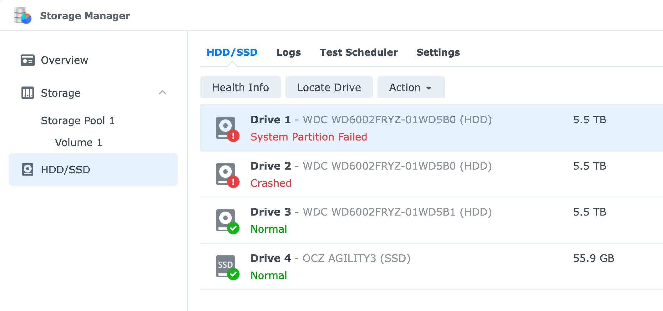 mark-shust.phtml on Twitter: "All fixed! 16TB 😱 https://t.co/r96PTHB1UE" / Twitter