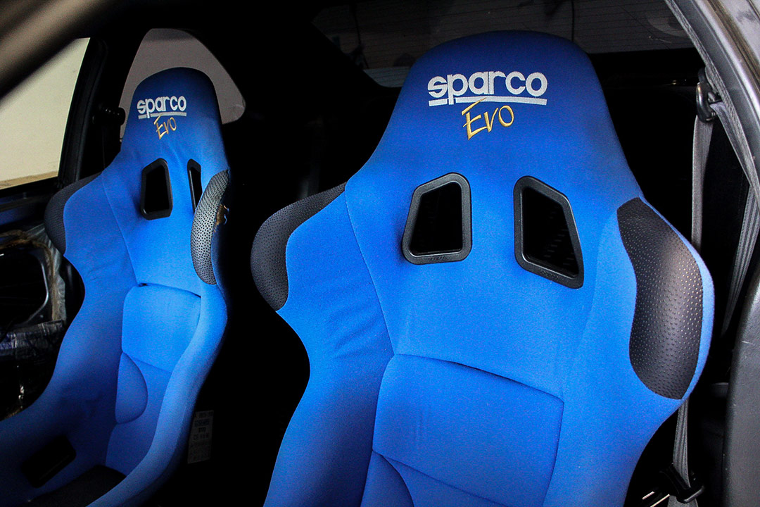 Blue Sparco Evo