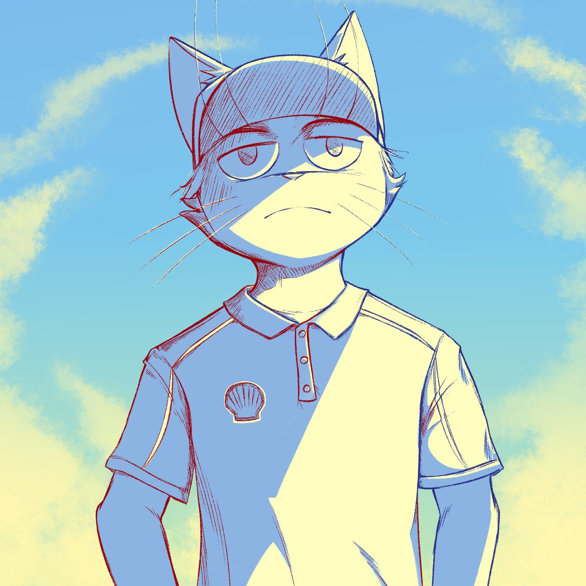 「Evening hit hard on one particular day a」|JENI (Commissions 1/2)のイラスト