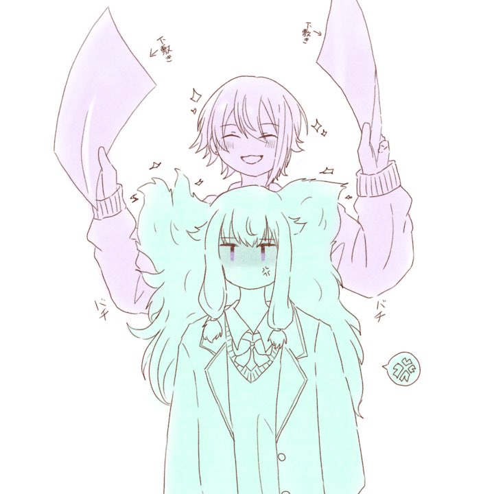 類寧々「#prsk_NL #類寧々 🎈🤖 静電気起きるね rkgk 」とあるの漫画